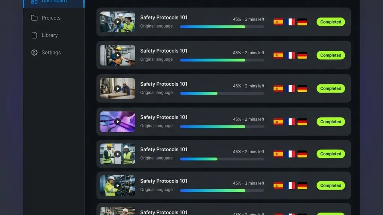 How to Translate Training & Internal Videos at Scale