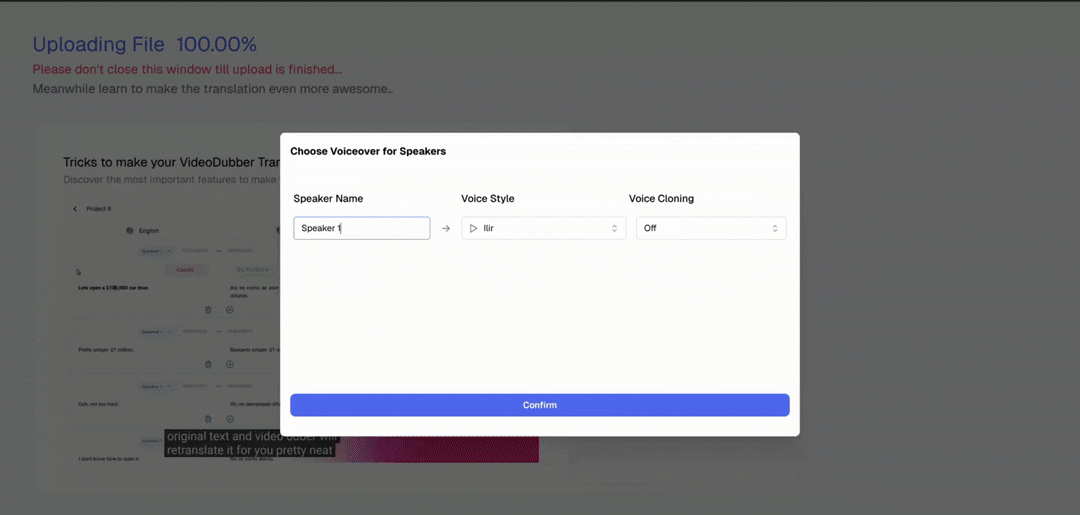 How to Change Speaker Voices in Video Translation